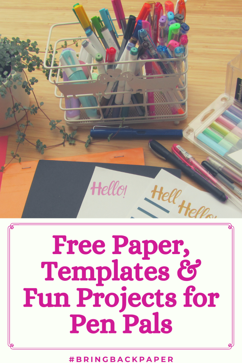 Free Pen Pal Resources - The Reading Residence